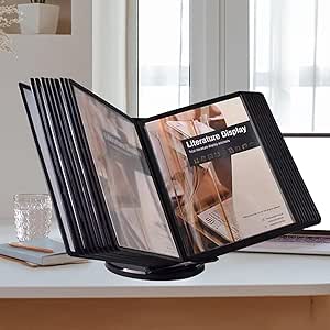 Amazon.com: PAUANI Desktop Flip Display Folder - Wall Mount Reference ...