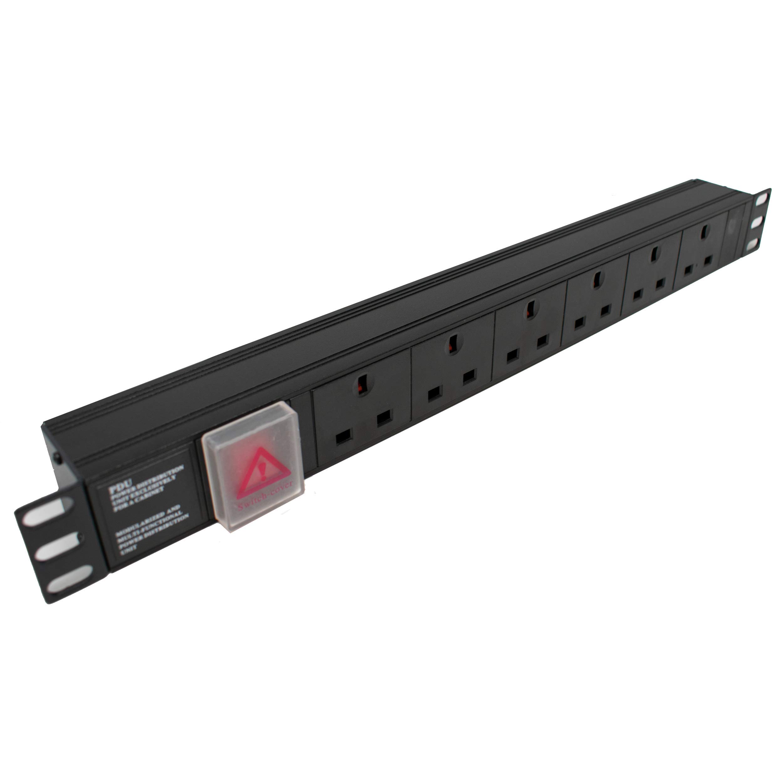 Buy I-CHOOSE LIMITED 6 Way 13A Slimline Power Distribution Unit (PDU) with 3m Cable 1U Rack ...