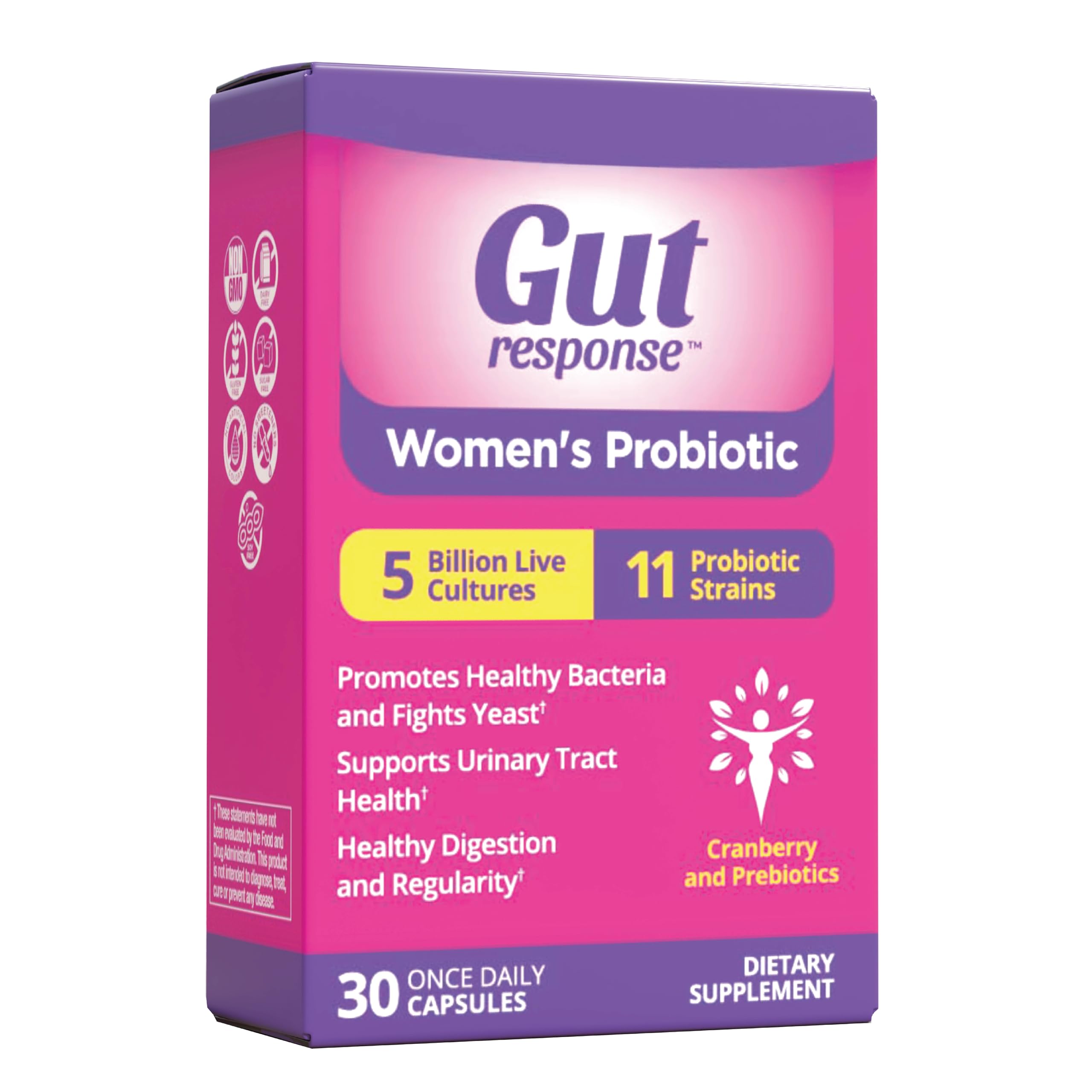 Amazon.com: Gut Response Women’s Probiotic, Slows Down Digestive Aging ...