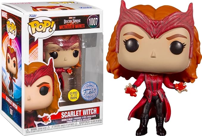 Amazon.com: POP! Marvel: DSMM - Exclusive Scarlet Witch Vinyl Figure ...