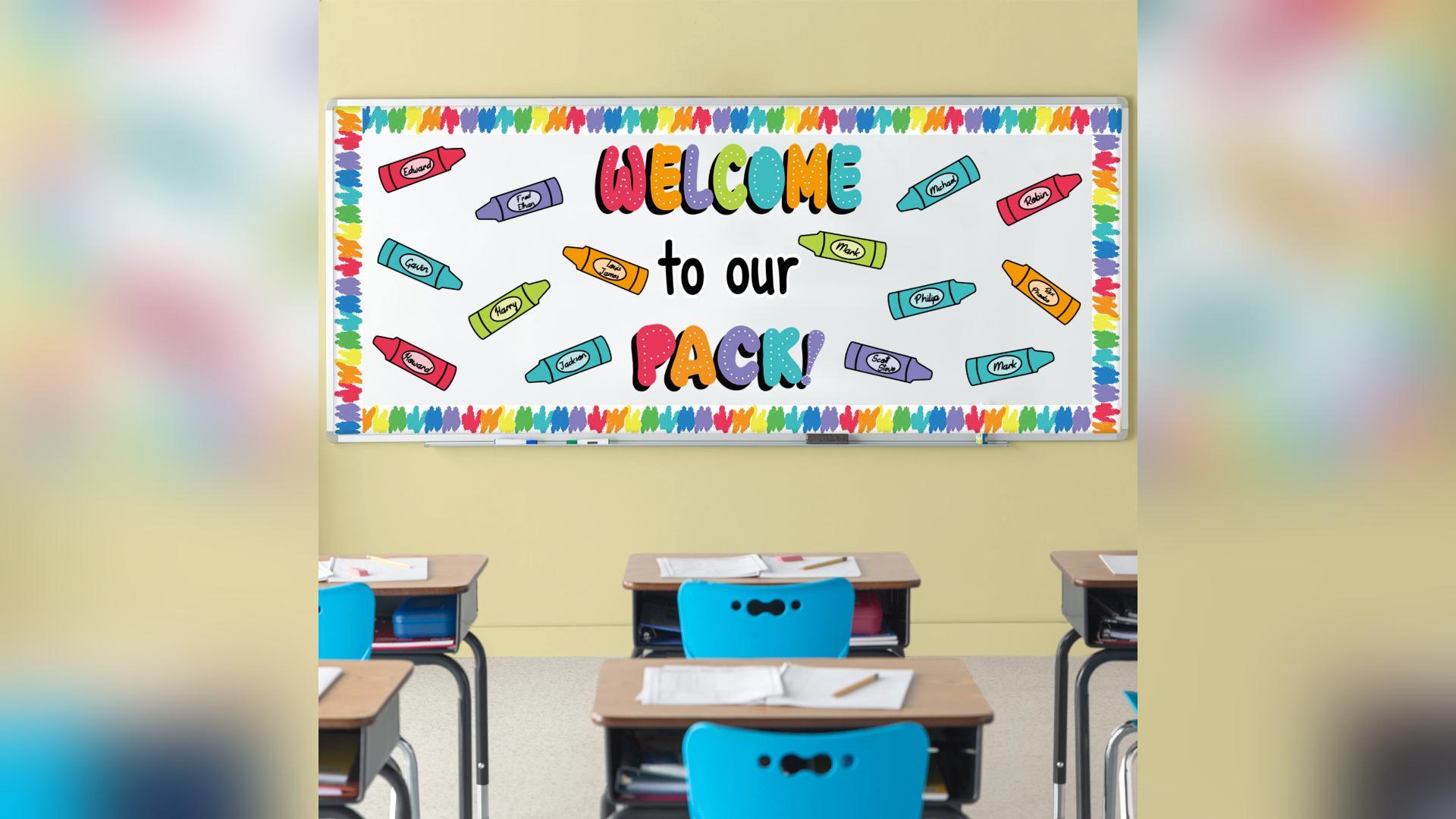 First Day Of School Sign Decorations Elementary Classroom Door Decor ...
