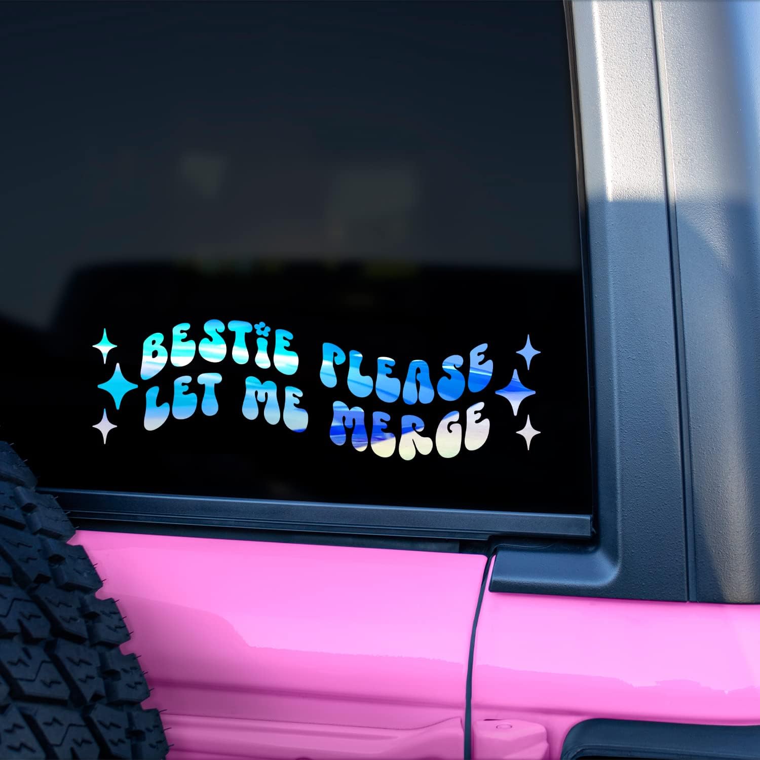 Amazon.com - Bestie Please Let me Merge Car Decal and Stickers, Car ...