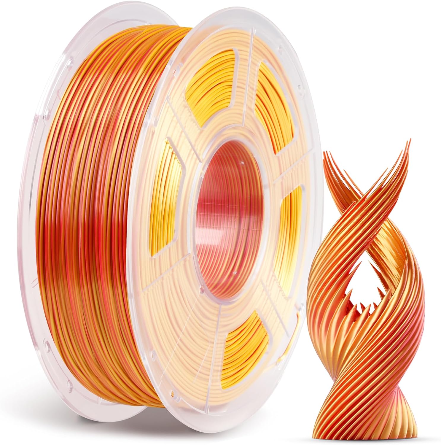 Brandclub - ANYCUBIC Silk Dual Color Pla Filament, 2-in-1 Chrome ...