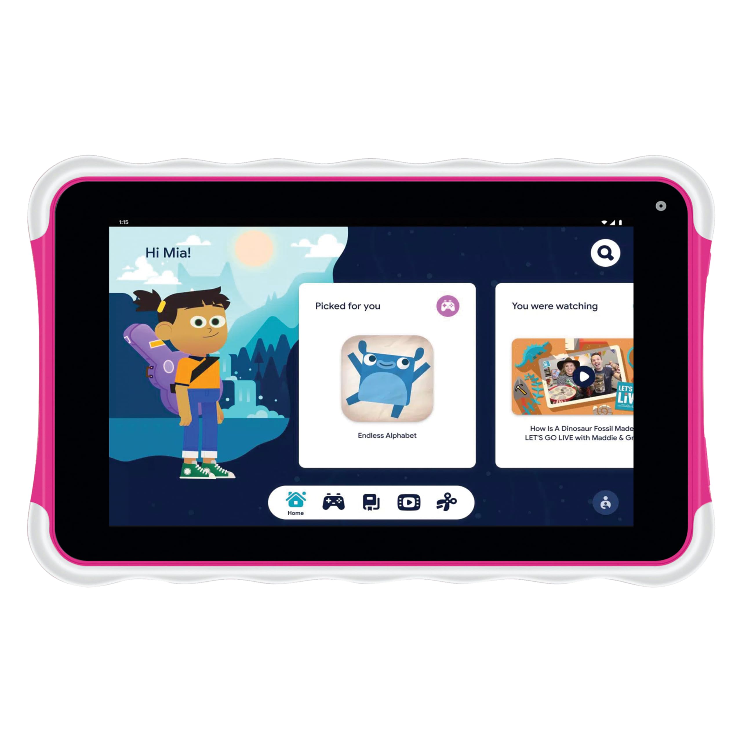Amazon.com : Supersonic SC-779KT 7-inch Tablet with Android 13, Kids ...