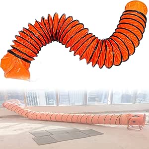 Amazon.co.jp: PVC Flexible Duct Hose, Air Blower Duct Hose, Air Supply ...