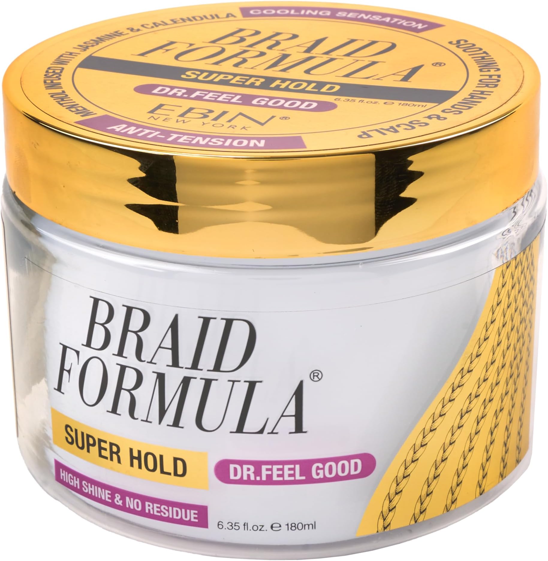 Amazon.com : Braid Formula Dr. Feel Good Super Hold, 6.35fl. oz ...