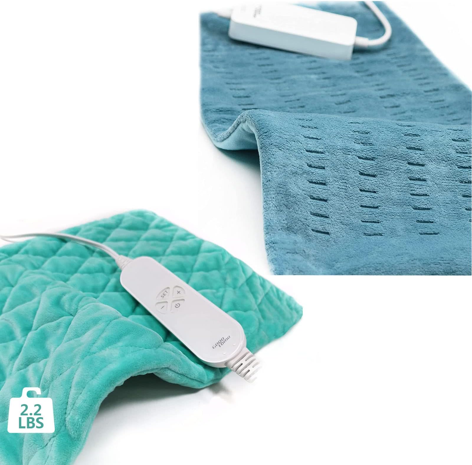 Amazon.com: Full Weighted Electric Heating Pad Fast-Heating + 12 * 24 ...