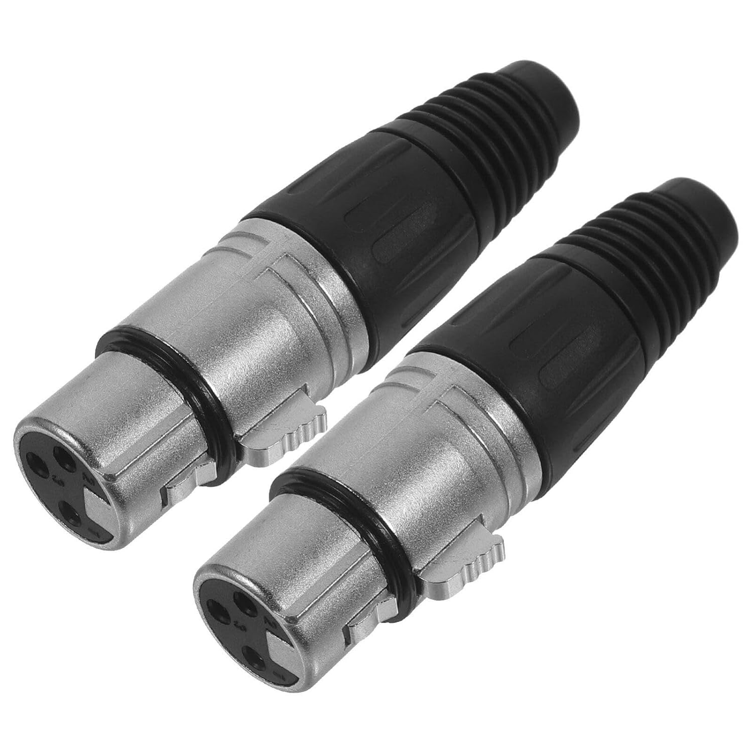 Amazon.com: CLISPEED 2pcs XLR Connector Female XLR Audio Socket 3 Pin ...