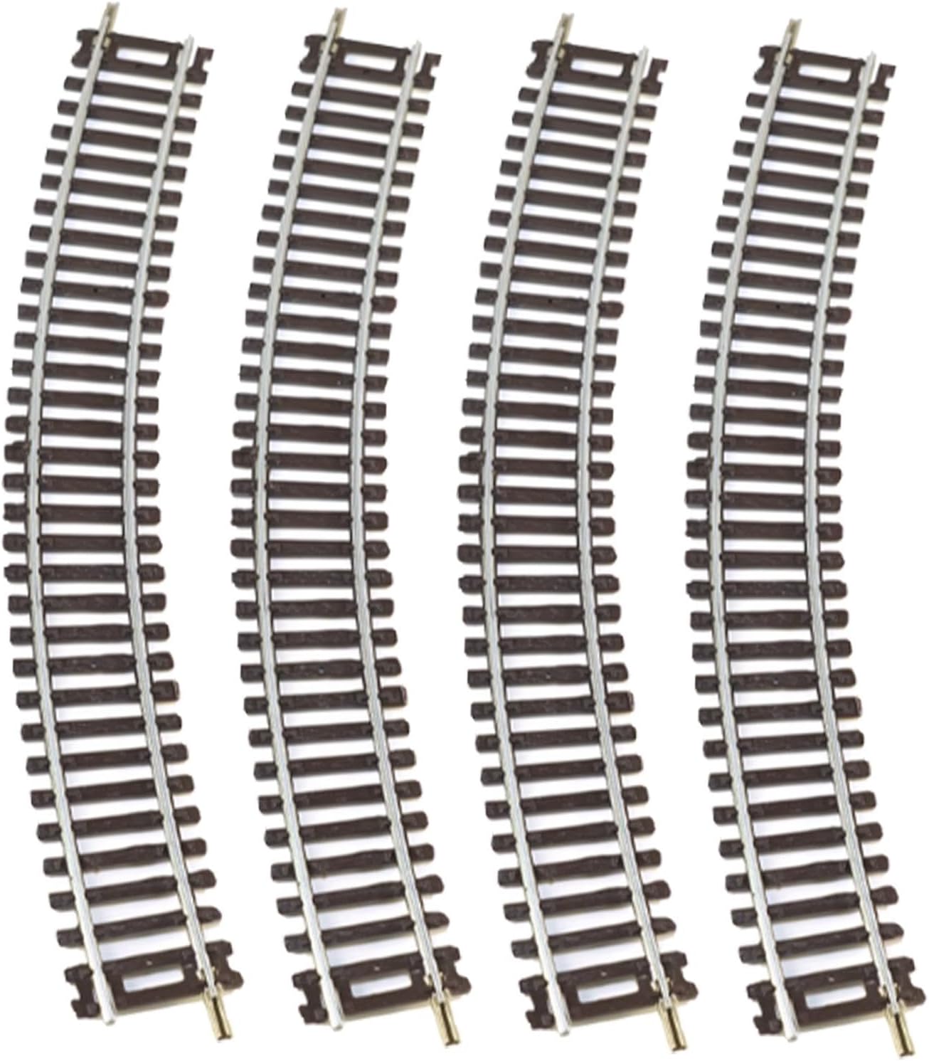 Amazon.com: Menolana 4Pcs HO Scale Railroad Track, Model Train Track ...