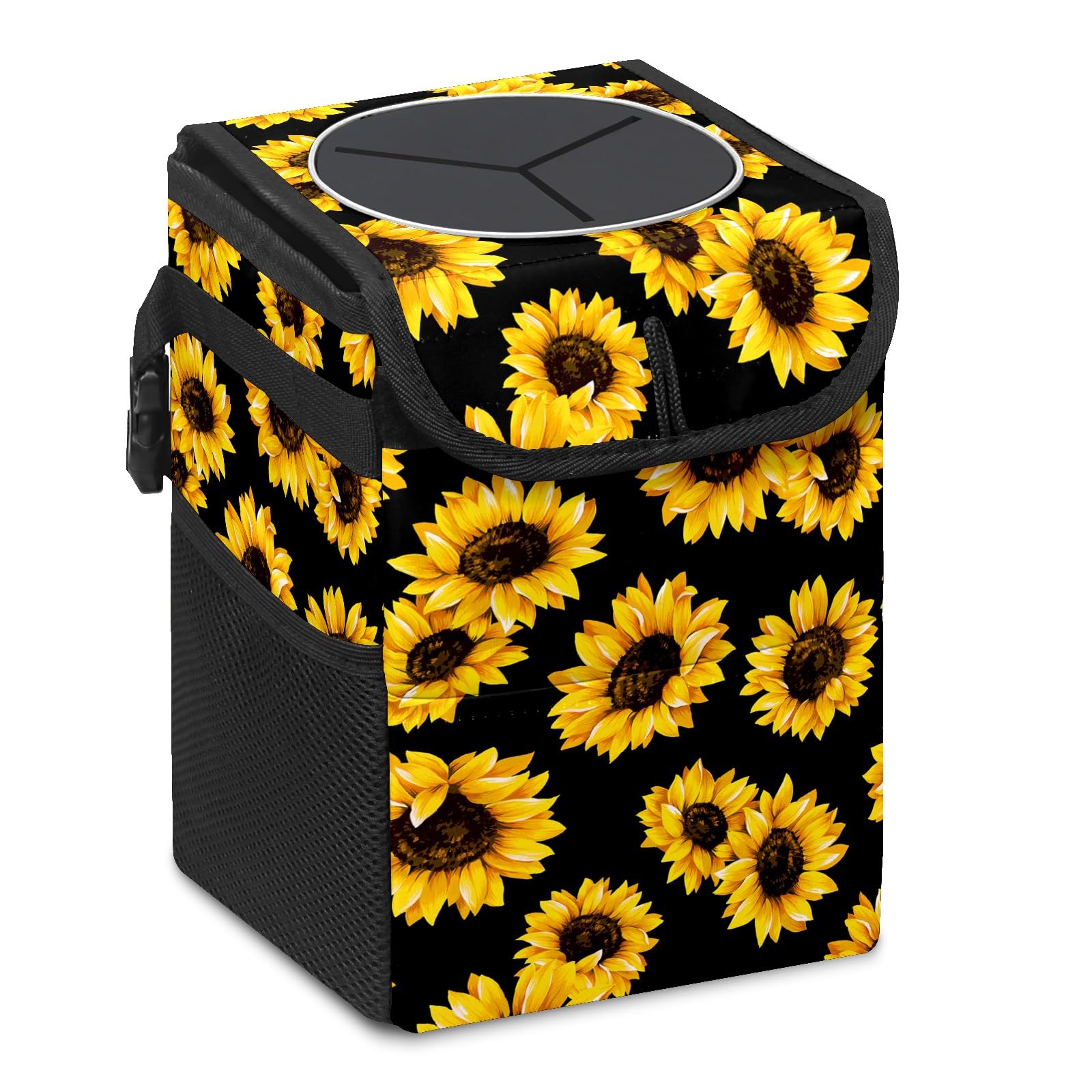 Amazon.com: SOLONDA Car Garbage Can for Back Seat Mini Car Trash Can ...