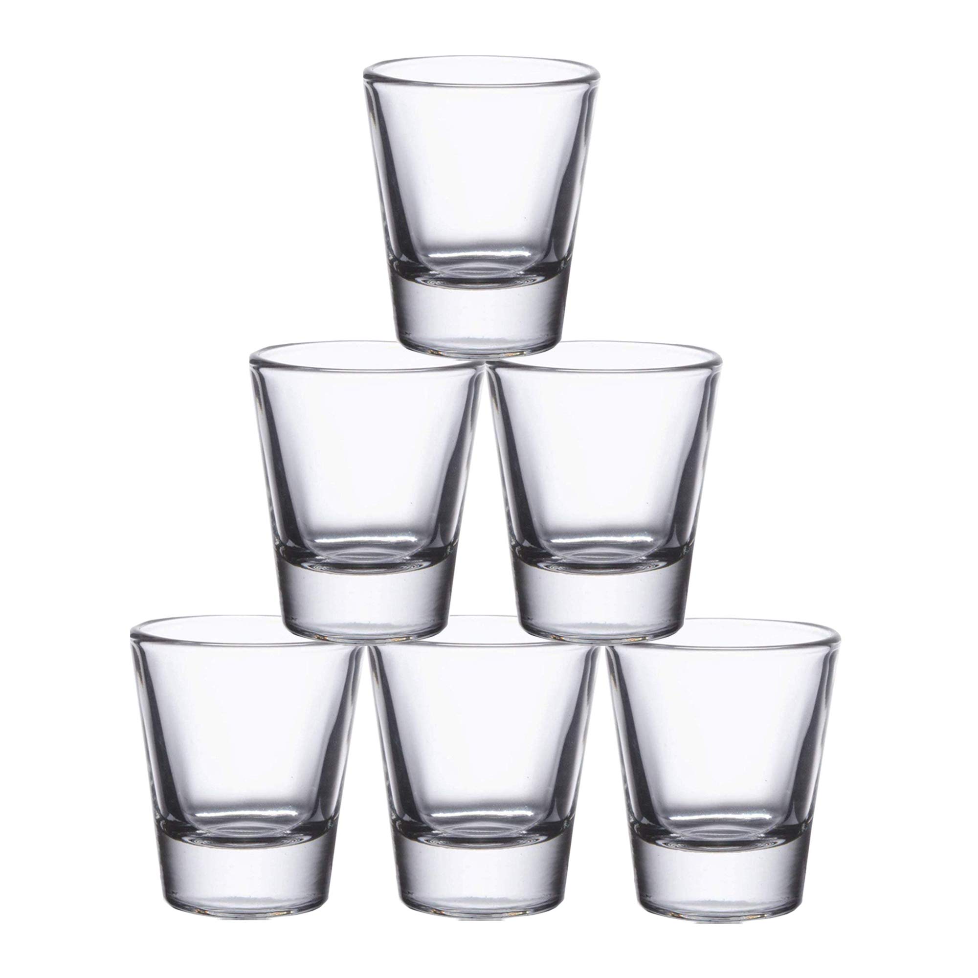 Amazon.com | Gmark 1.5-Ounce Heavy Base Shot Glass Set, Whiskey Shot ...