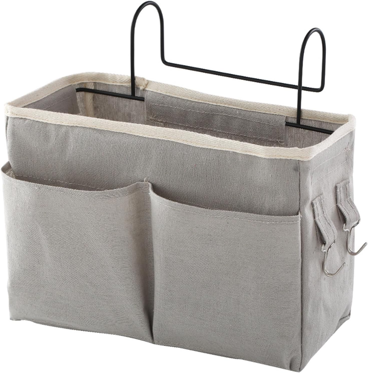 Amazon.com: RDGDFONG Bedside Caddy, Bedside Basket with Hooks, Side Bed ...