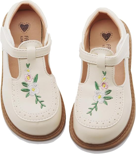 Amazon.com | Toddler Little Girls Mary Jane Dress Shoes Church Shoes ...
