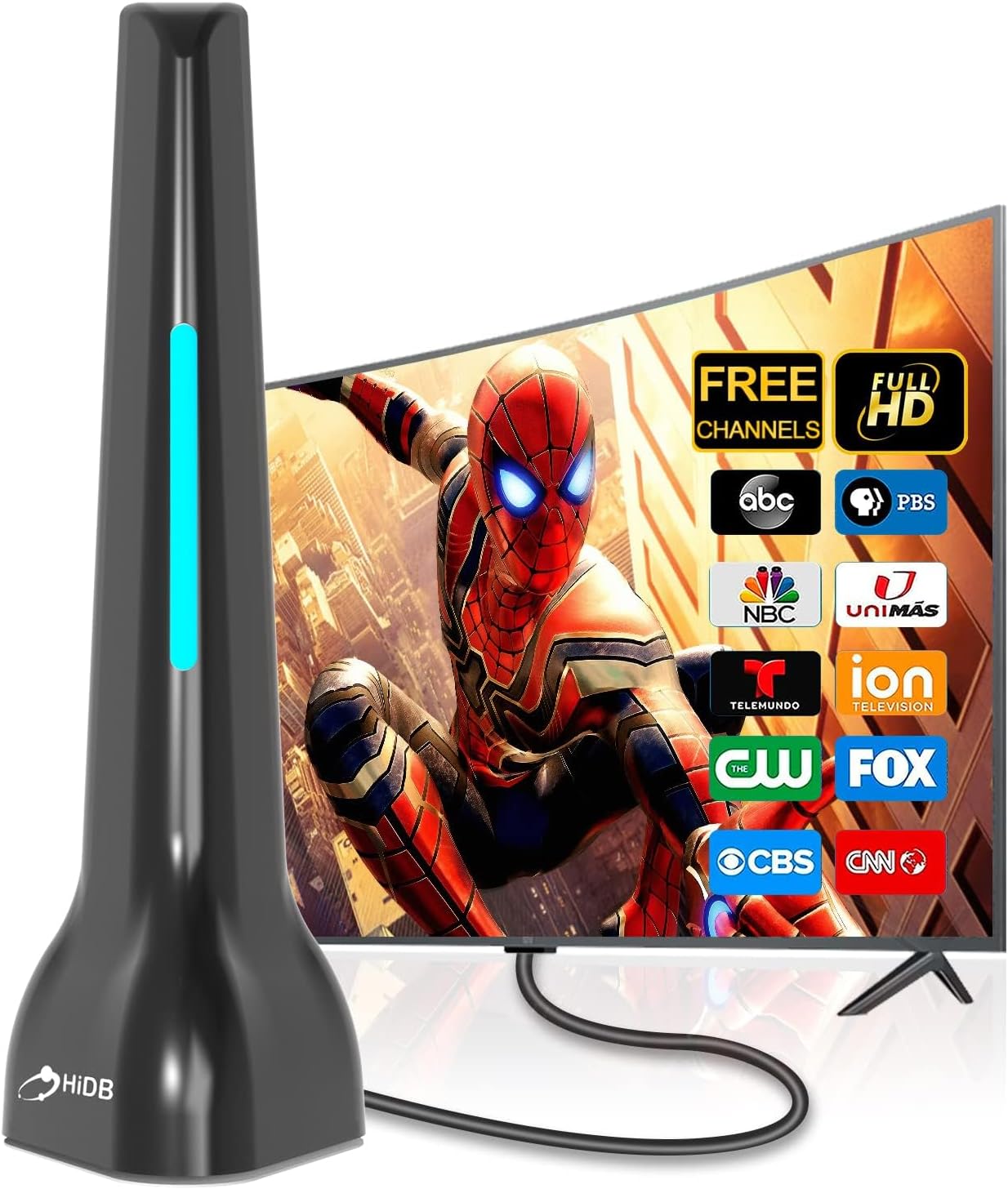 Amazon.com: TV Antenna, HIDB Digital Antenna for Smart Indoor 2023 ...