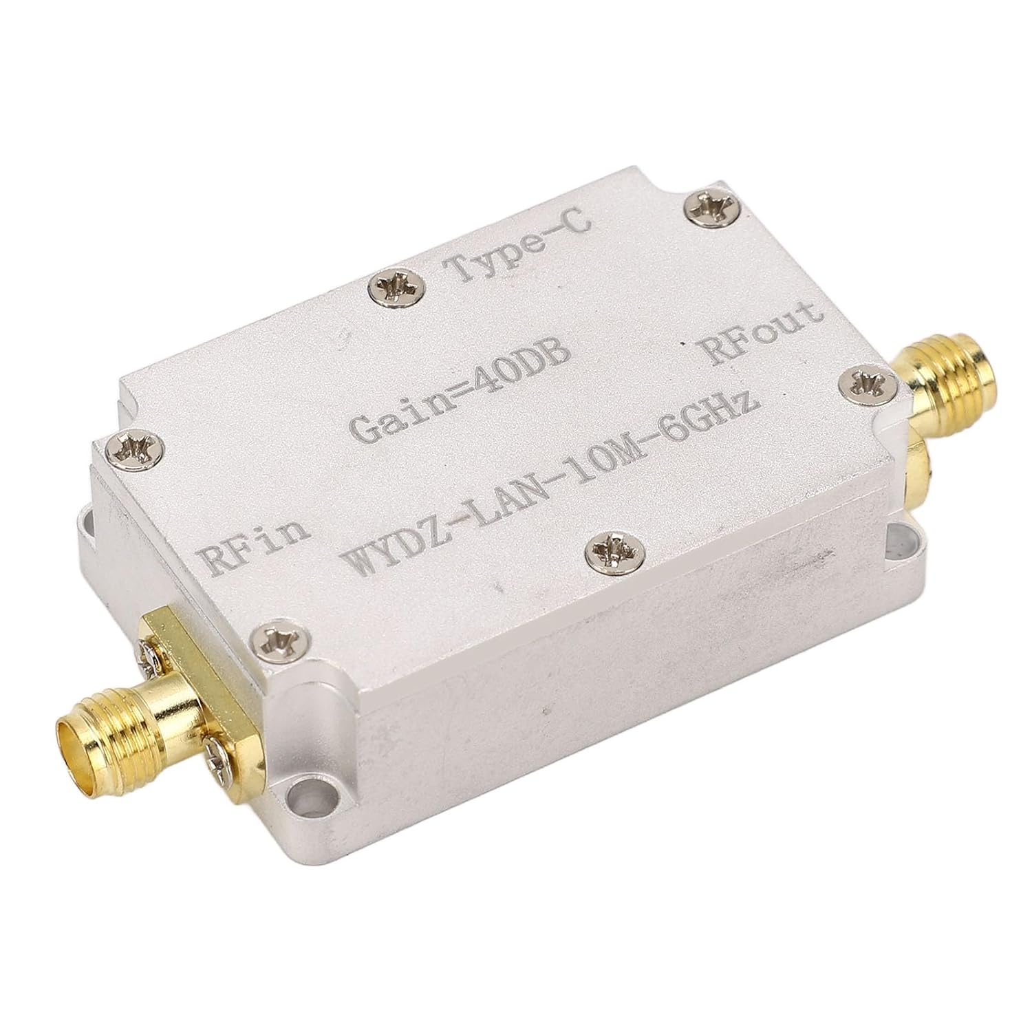 RF Amplifier LNA RF Power Preamplifier Low Noise Amplifier 40DB Gain 10M to 6GHz Precise ...
