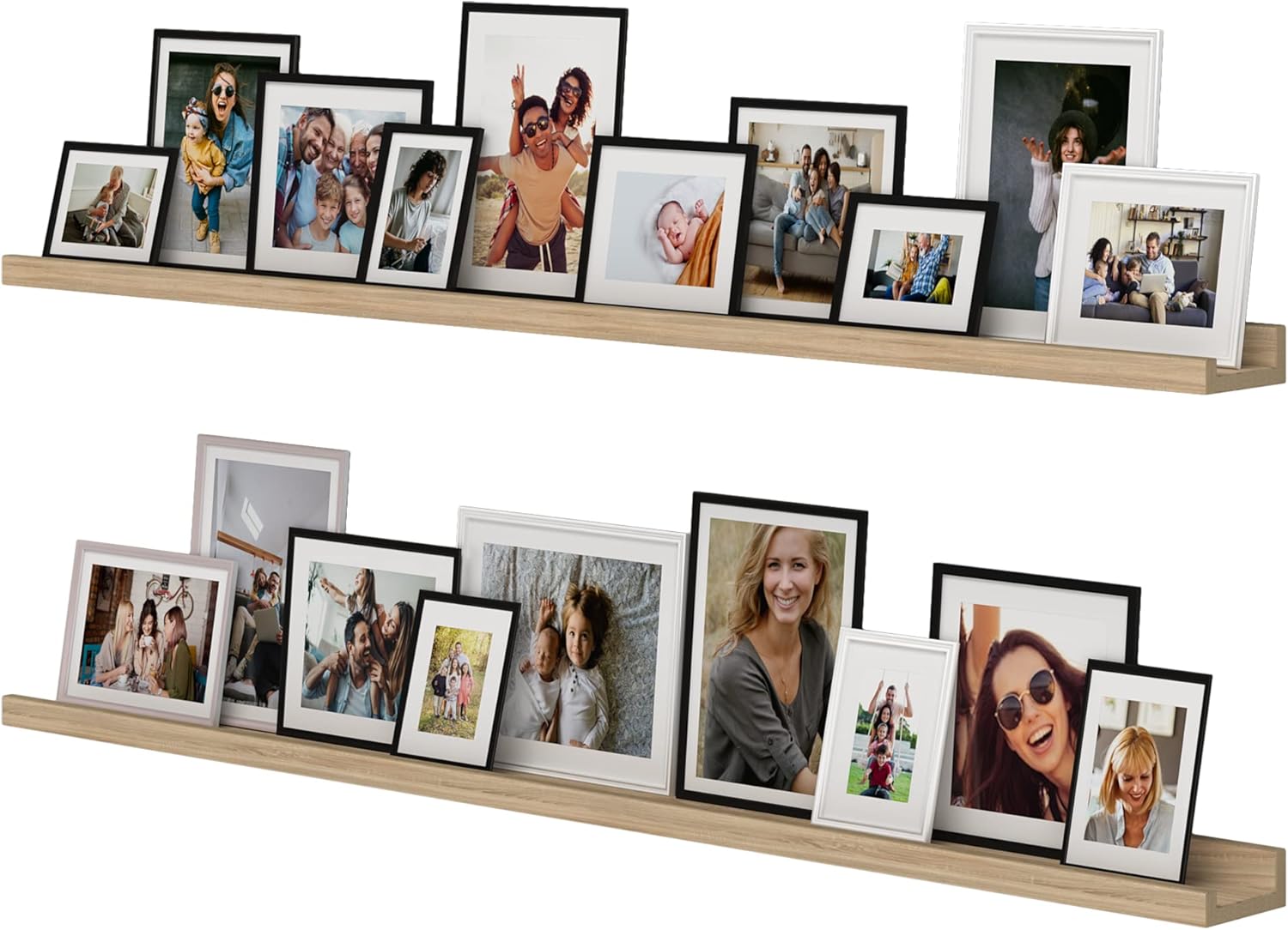 Amazon.com: Wallniture Denver Floating Shelves for Picture Frames ...