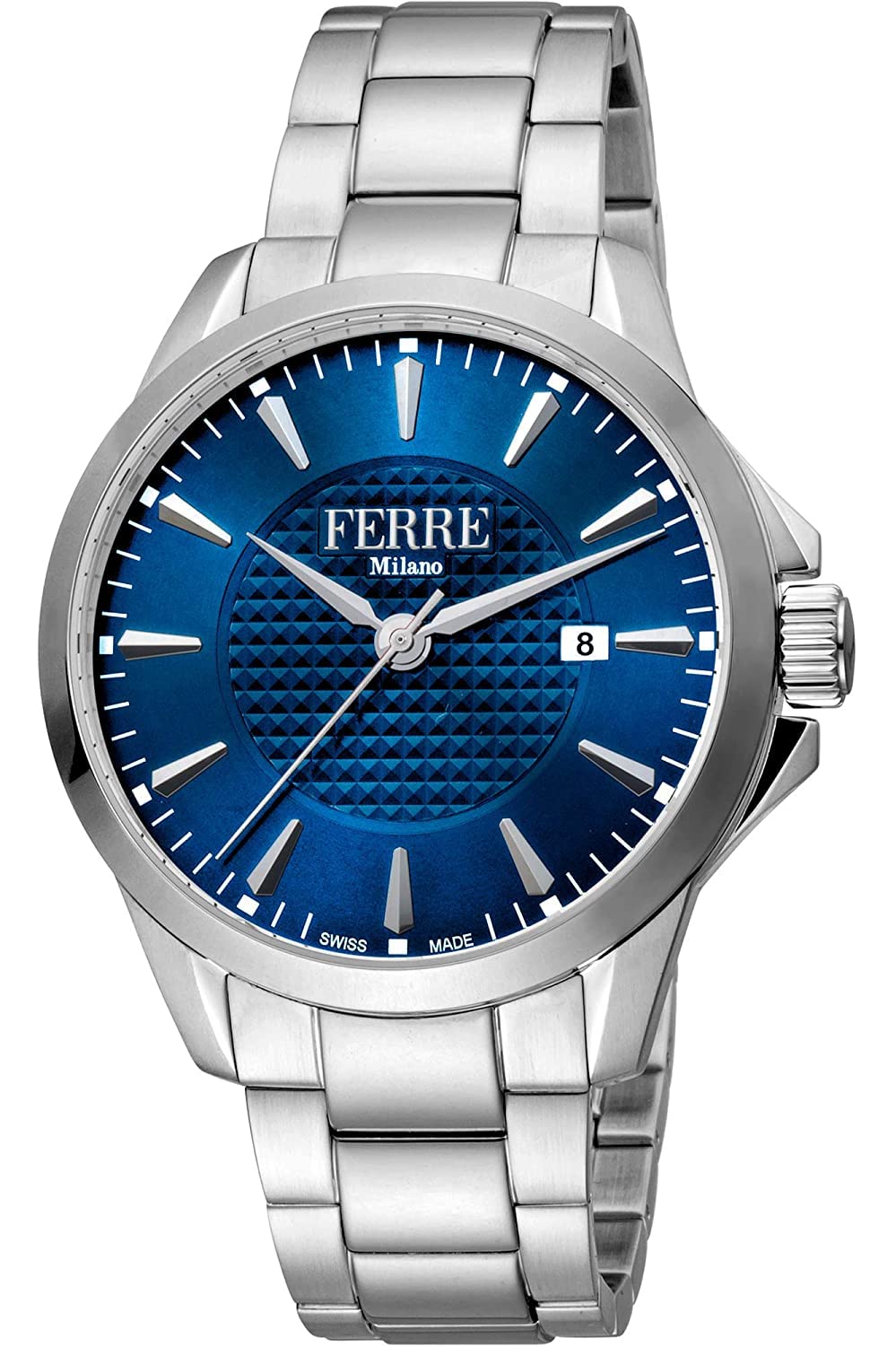 FERRE MILANO FM1G157M0051 3 Hand Stainless Steel Quartz Watch for Men ...