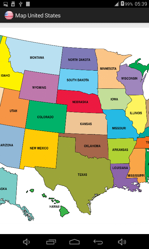 Map United States - App on the Amazon Appstore