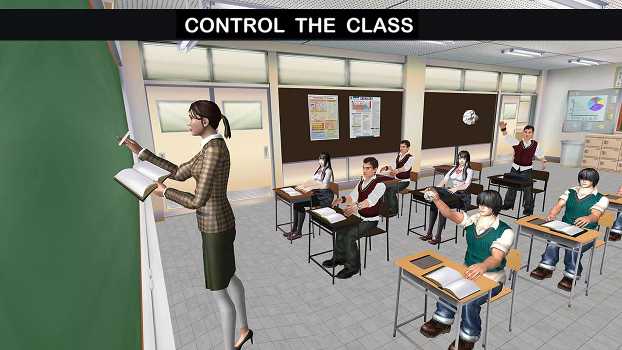 Virtual School Intelligent Teacher – Classroom Management Simulator ...