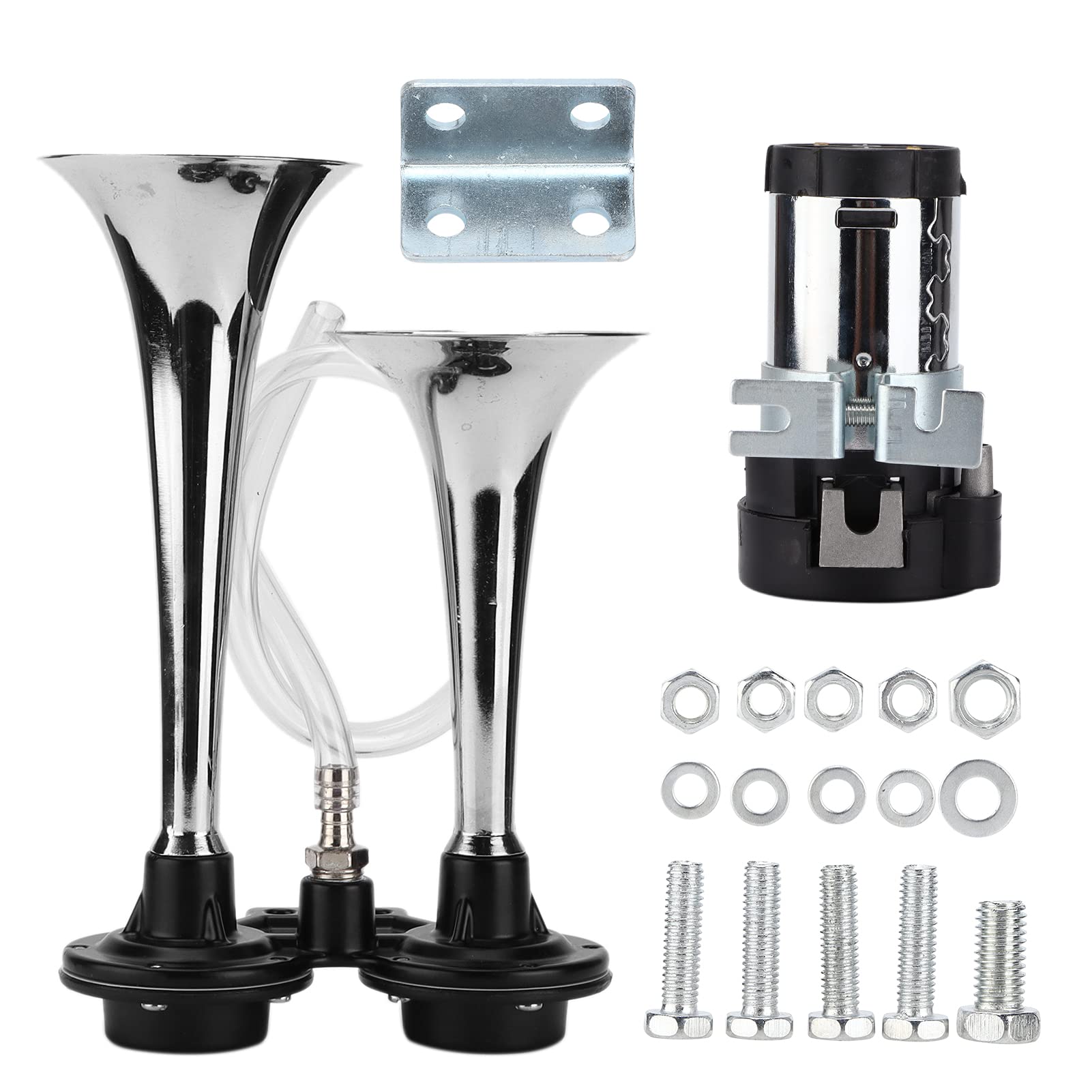 Buy Train Horns Kit for Trucks, Dual Trumpet Boat Safety Horns loud ...