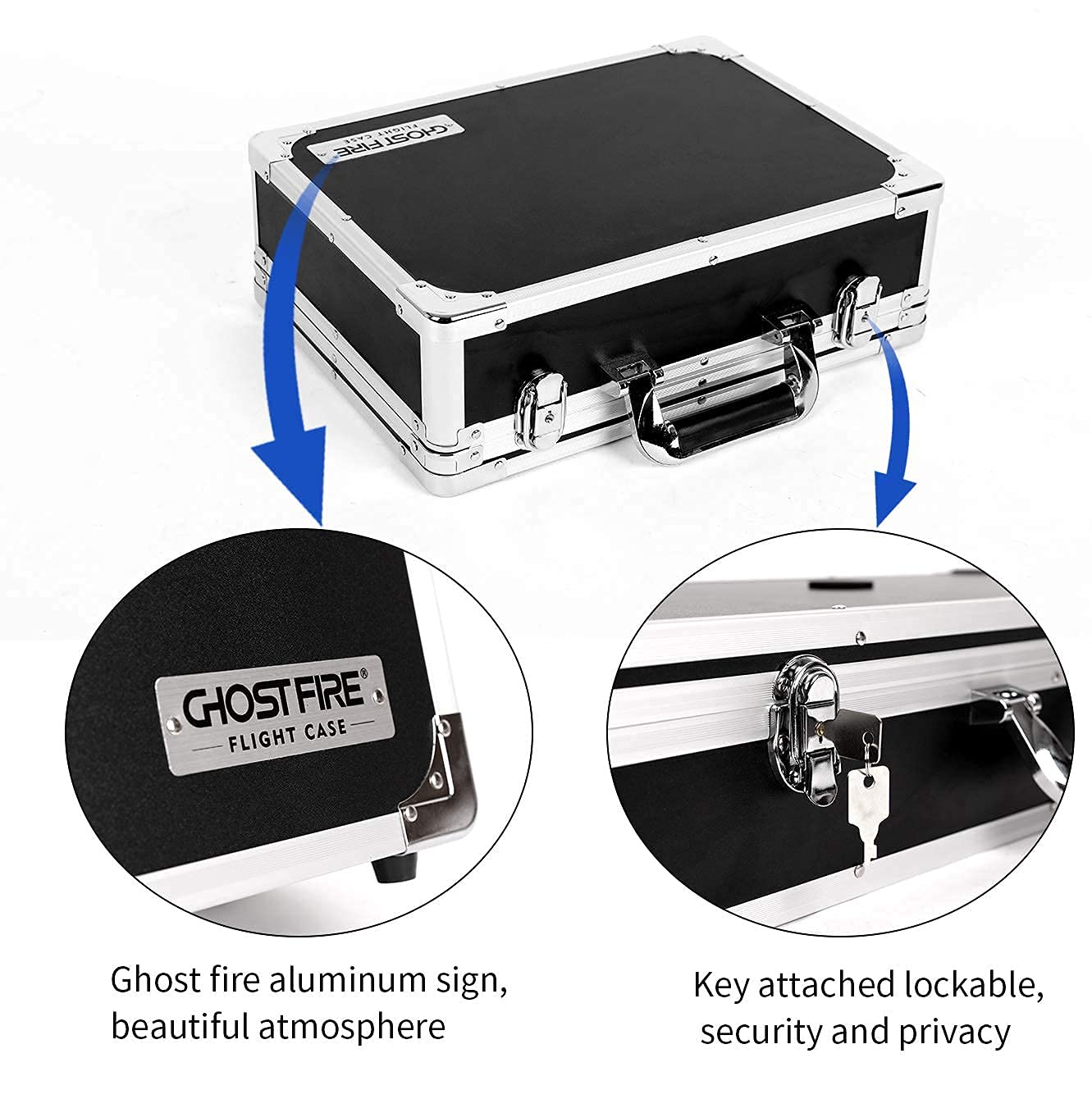 Snapklik.com : GHOSTFIRE Guitar Multi Effect Pedal Case14x9.8x4.2in