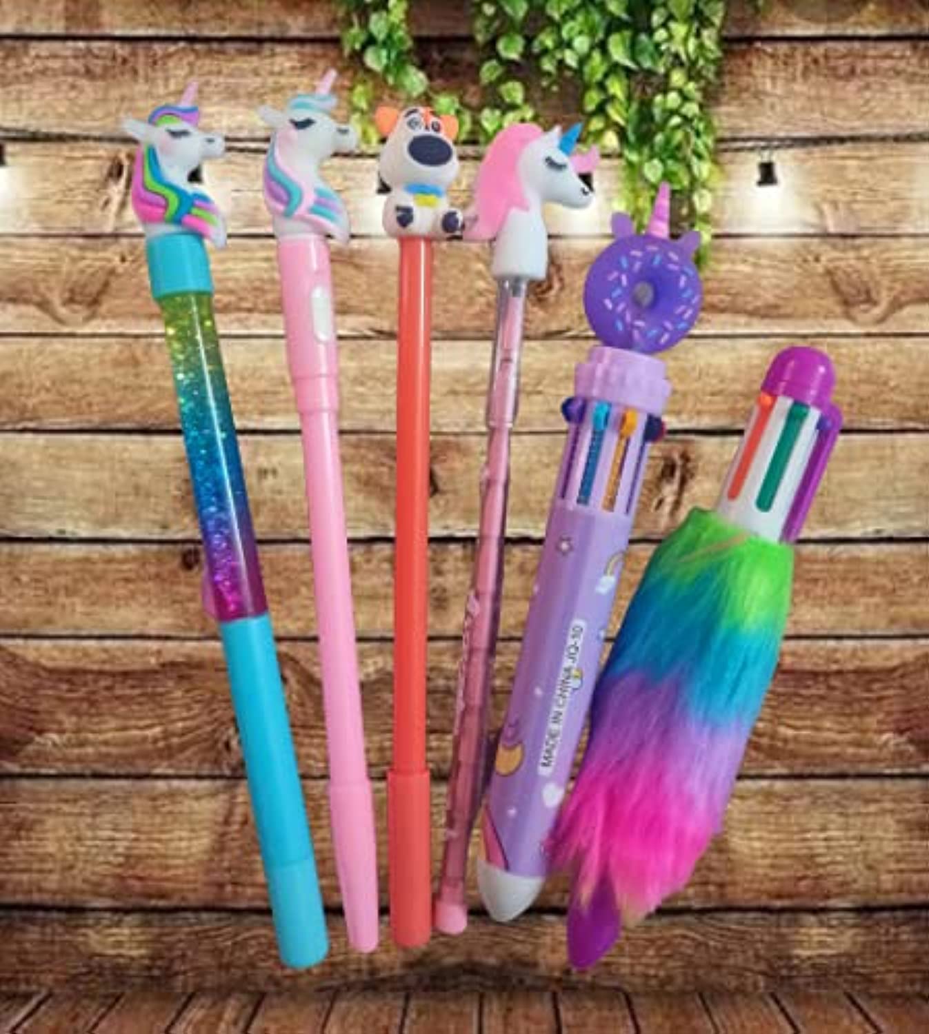 GoMerryKids Unicorn Collection 6 Piece Beautiful Gel Pen Set For Kids ...