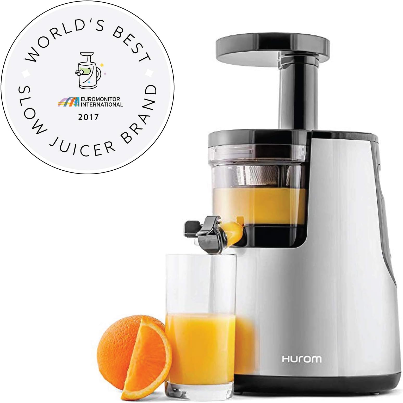 Amazon.com: Hurom Elite Slow Juicer Model HH-SBB11 Noble Silver with ...