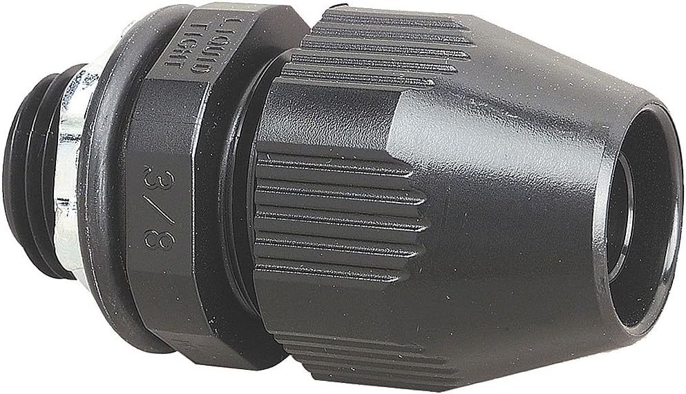 Thomas & Betts LT50P Thermoplastic Liquidtight Straight Connector 1/2 ...