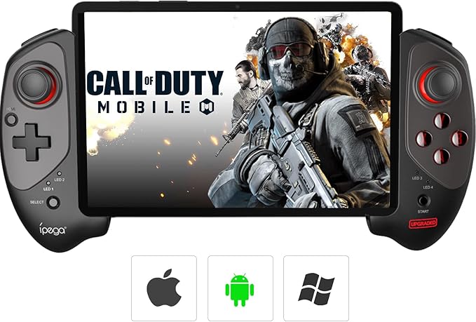Amazon.com: Megadream Wireless Mobile Game Controller Gamepad Joystick ...
