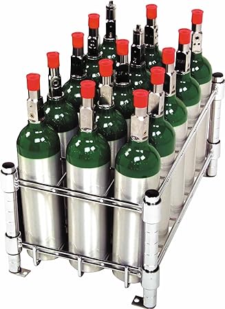 Amazon.com: W.T. Farley Inc M6 Oxygen Tank Cylinder Storage Rack ...