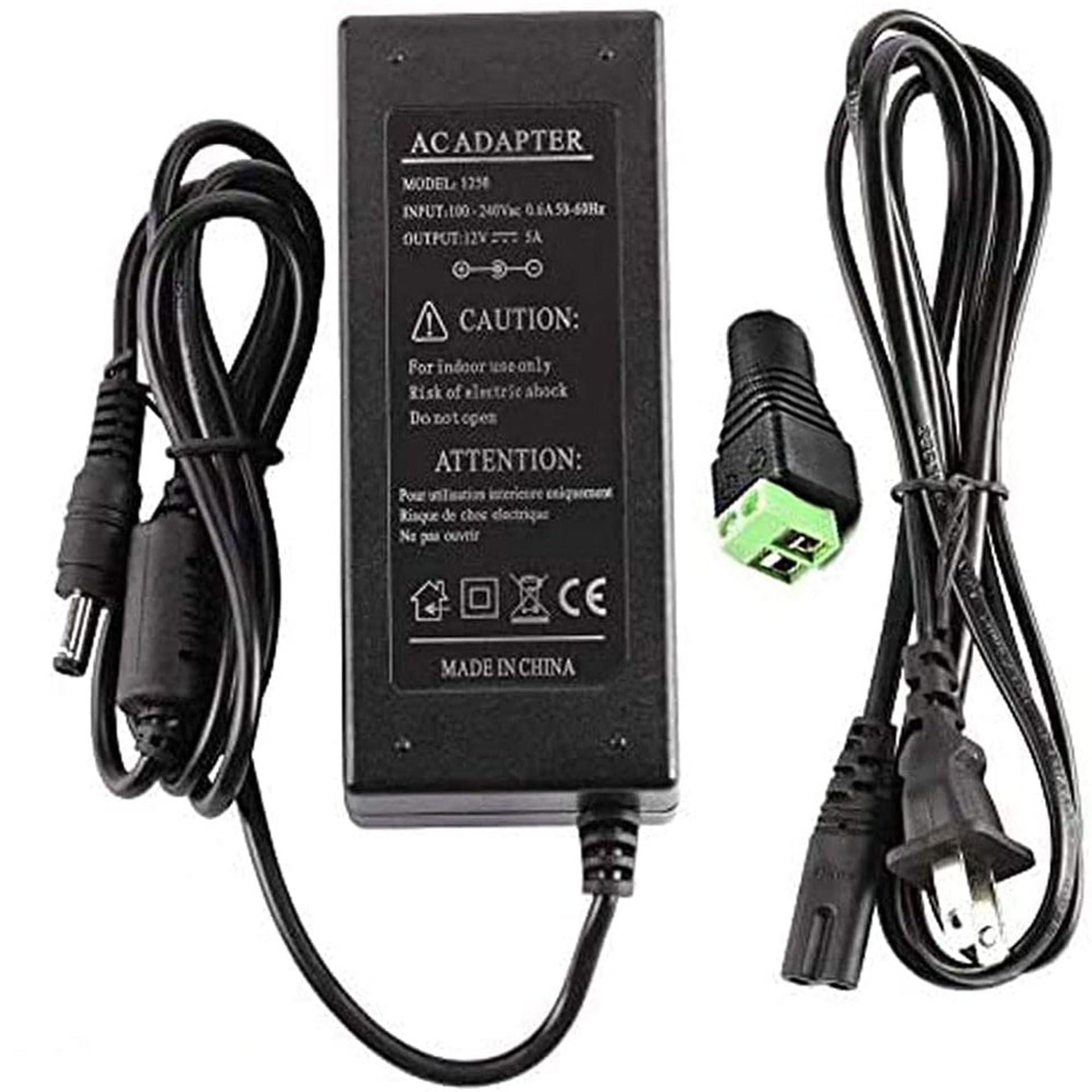 Amazon.com: Power Supply Transformers, AC 100-240V to DC 12V 12A ...