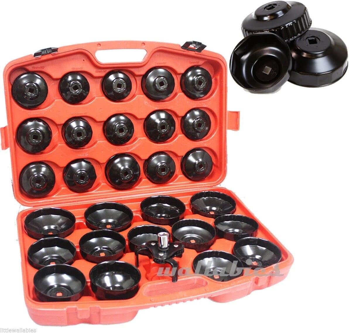 Amazon.com: ARC-POWER 30pc Oil Filter Caps Wrench Cup Socket Set For ...