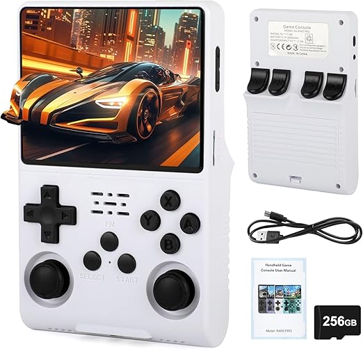 Amazon.com: R40S Pro Handheld Retro Gaming Console – 256GB Storage ...