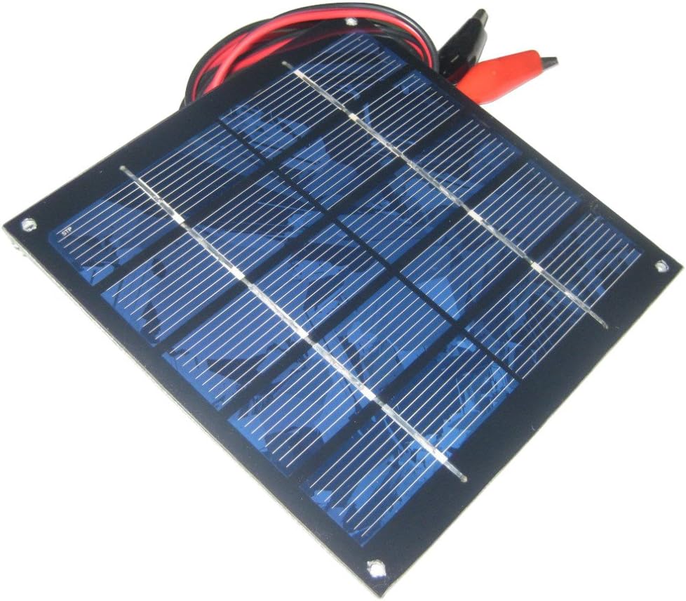 Amazon.com : 3Pcs Mini Solar Panel DC 6V Polysilicon Solar Cell Charger ...