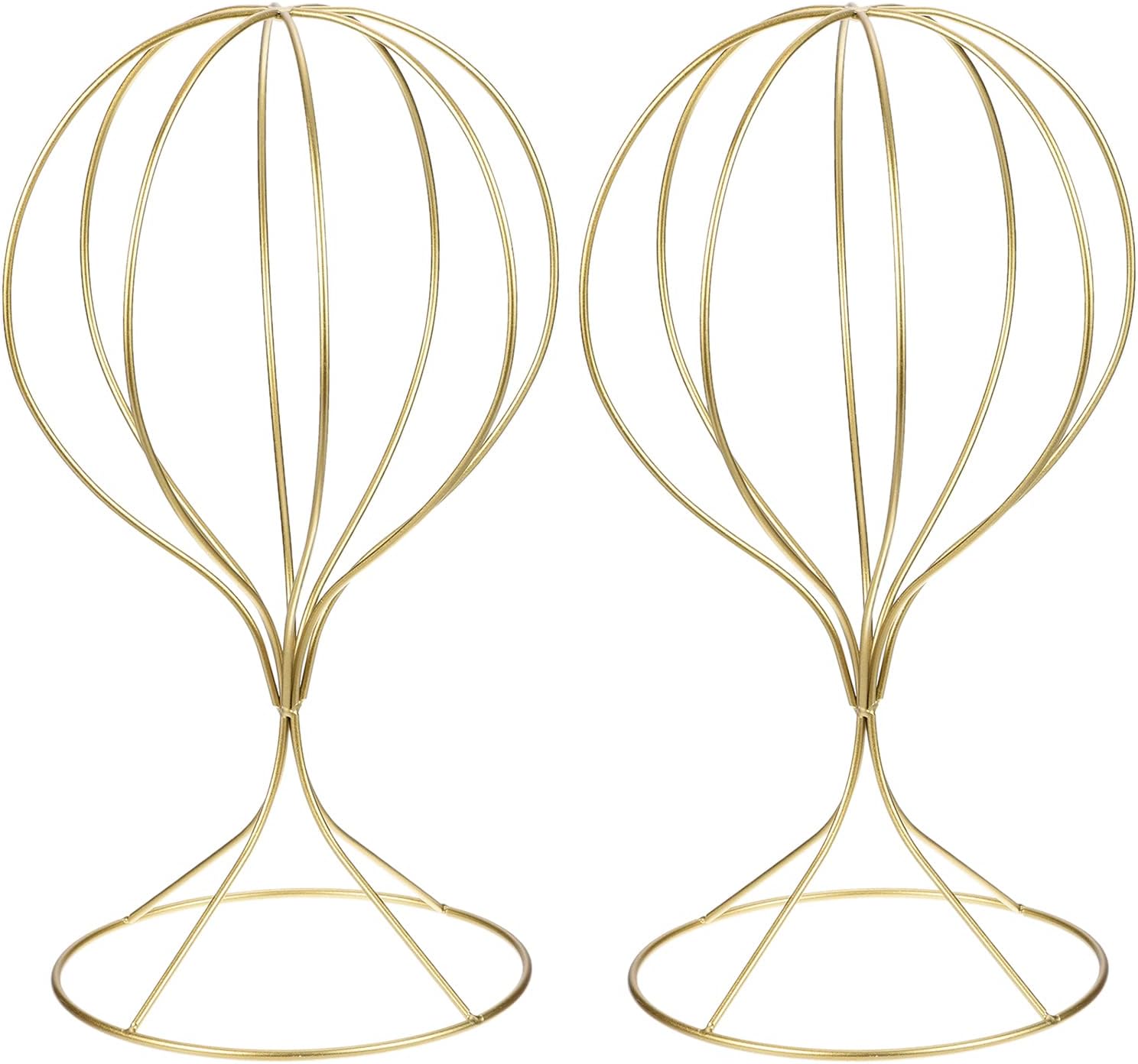 Amazon.com: MCKECHSION Hat Display Stand 2PCS Stainless Steel Brushed ...