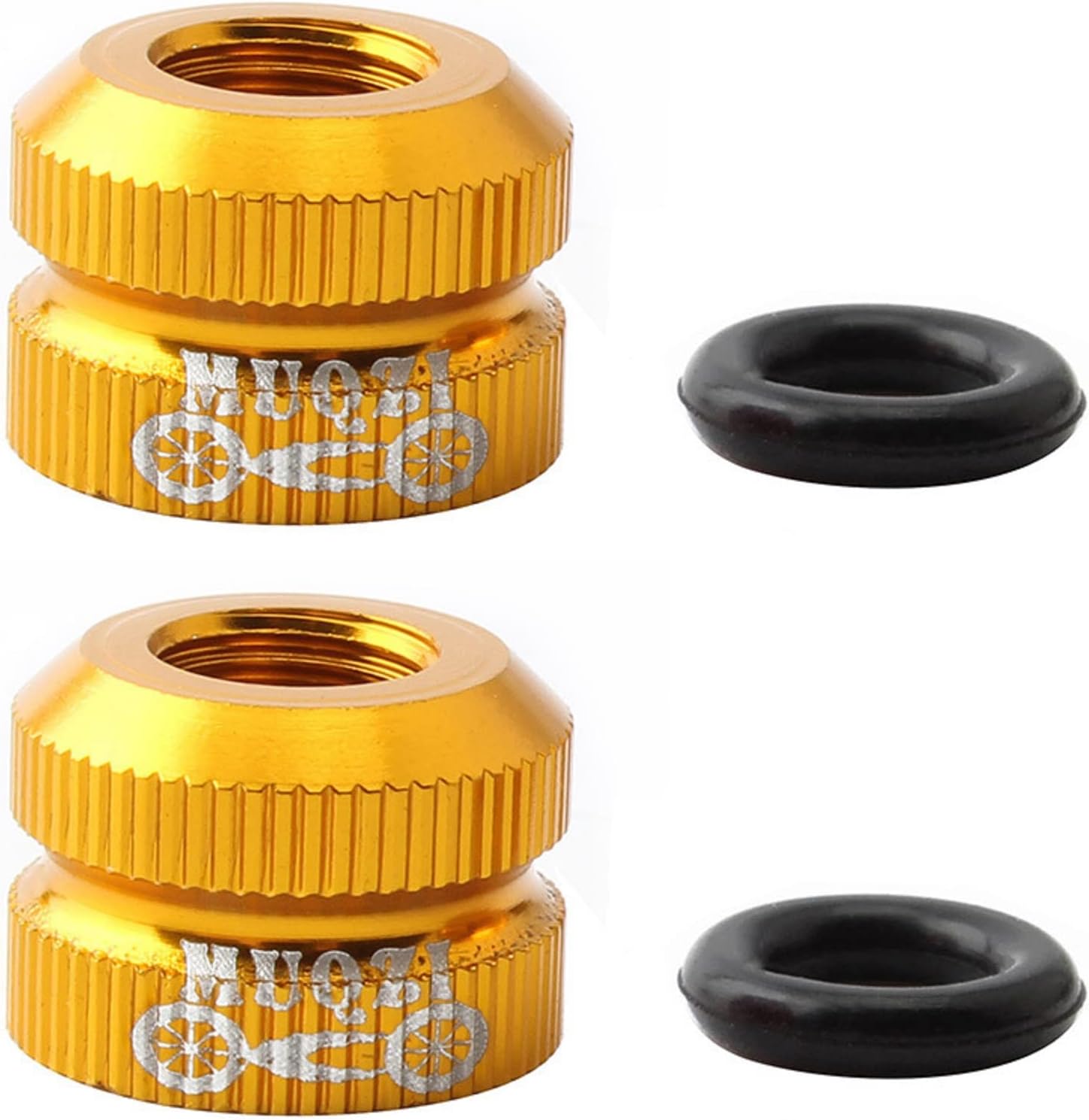Amazon.com: JCBIZ 2PCS Bicycle Vacuum Tire Presta Valve Nuts Bicyle ...