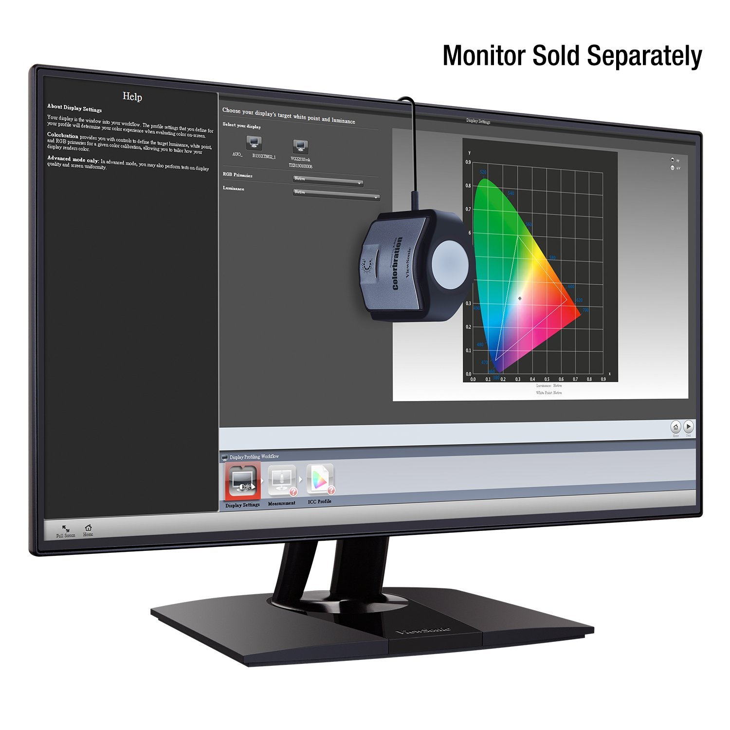 CS-XRI1 Color Calibration Kit for ViewSonic Pro Vp Monitors: Buy Online ...