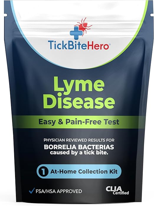 Amazon.com: TickBiteHero Lyme Disease Test Kit – Easy at-Home and Pain ...