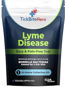 Amazon.com: TickBiteHero Lyme Disease Test Kit – Easy at-Home and Pain ...