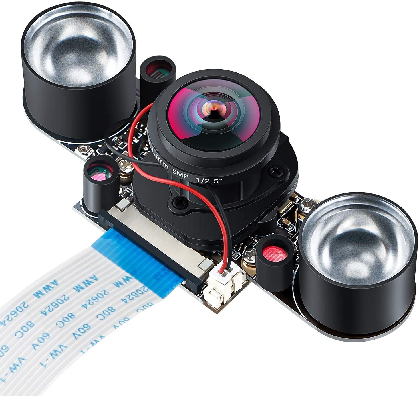 Amazon.com: MakerFocus Raspberry Pi 4B Camera IR Camera Module 75 ...