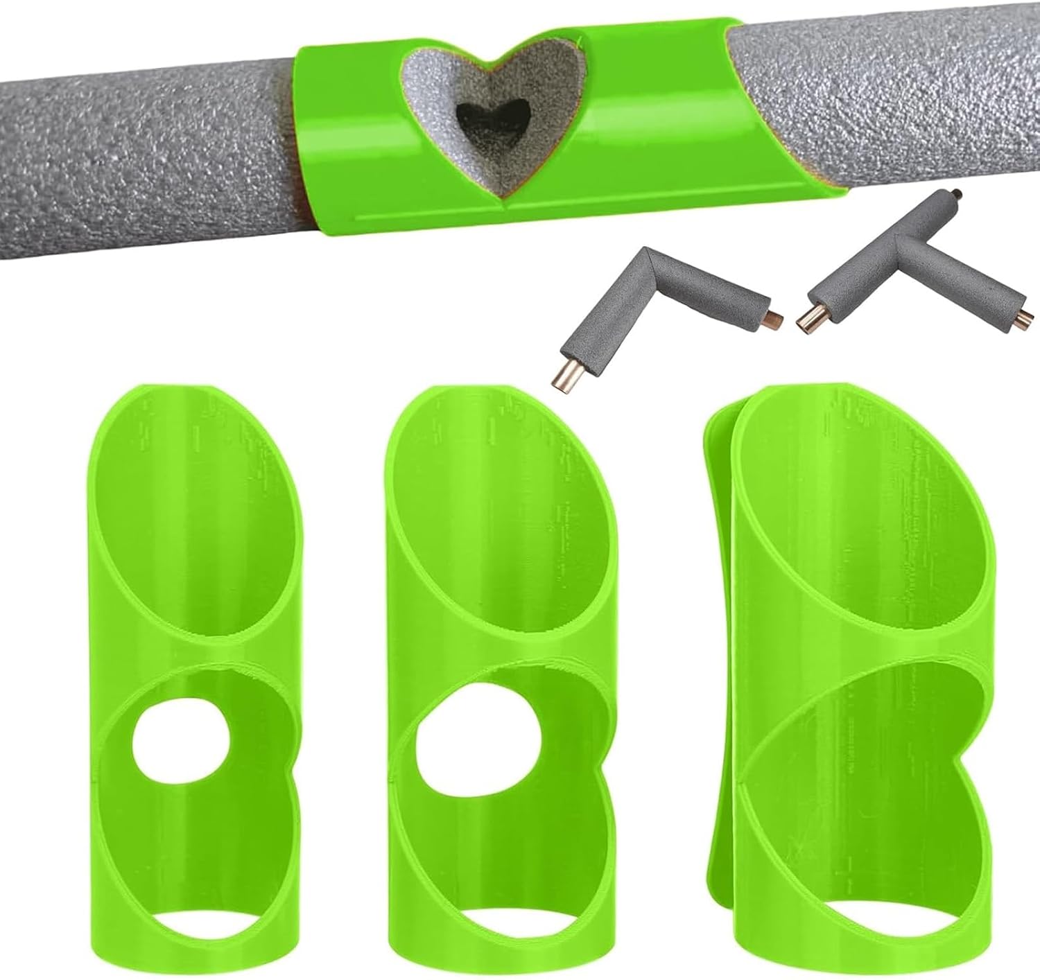 3pcs Foam Pipe Cutter Tool Insulation Tube Cutting Fixture 6 Models ...