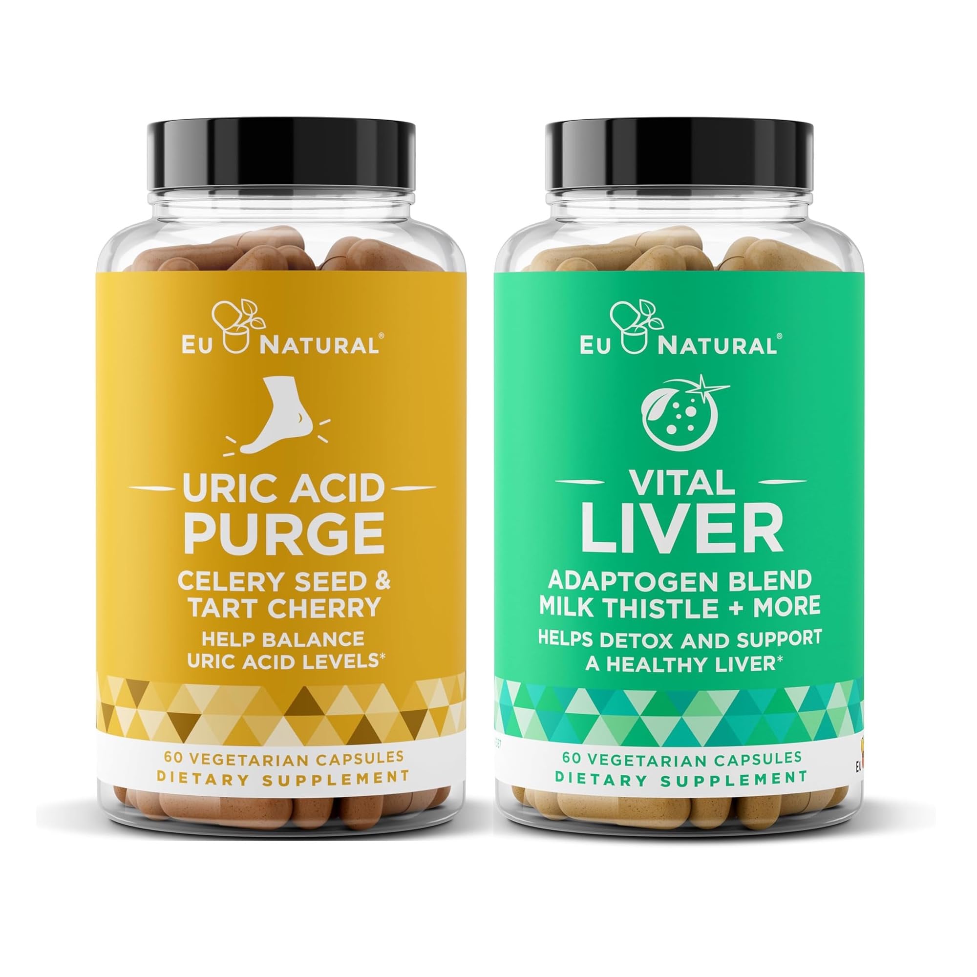 Amazon.com: Purge! Uric Acid Flush and Vital Liver Bundle - Detox, Cleanse, and Repair for Joint ...