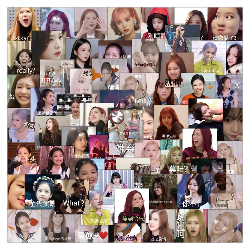 Buy Goodern 60PCS Blackpink Stickers Blackpink Lisa Jisoo Jennie Rose ...