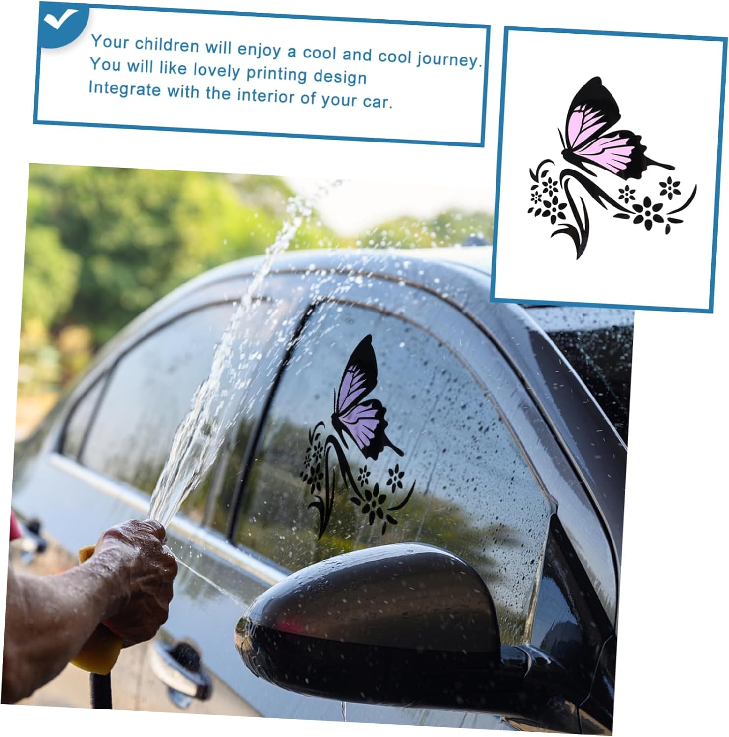 ERINGOGO 1pc Car Sticker Laptop Stickers Sticky Decor Laptop Decal Car ...