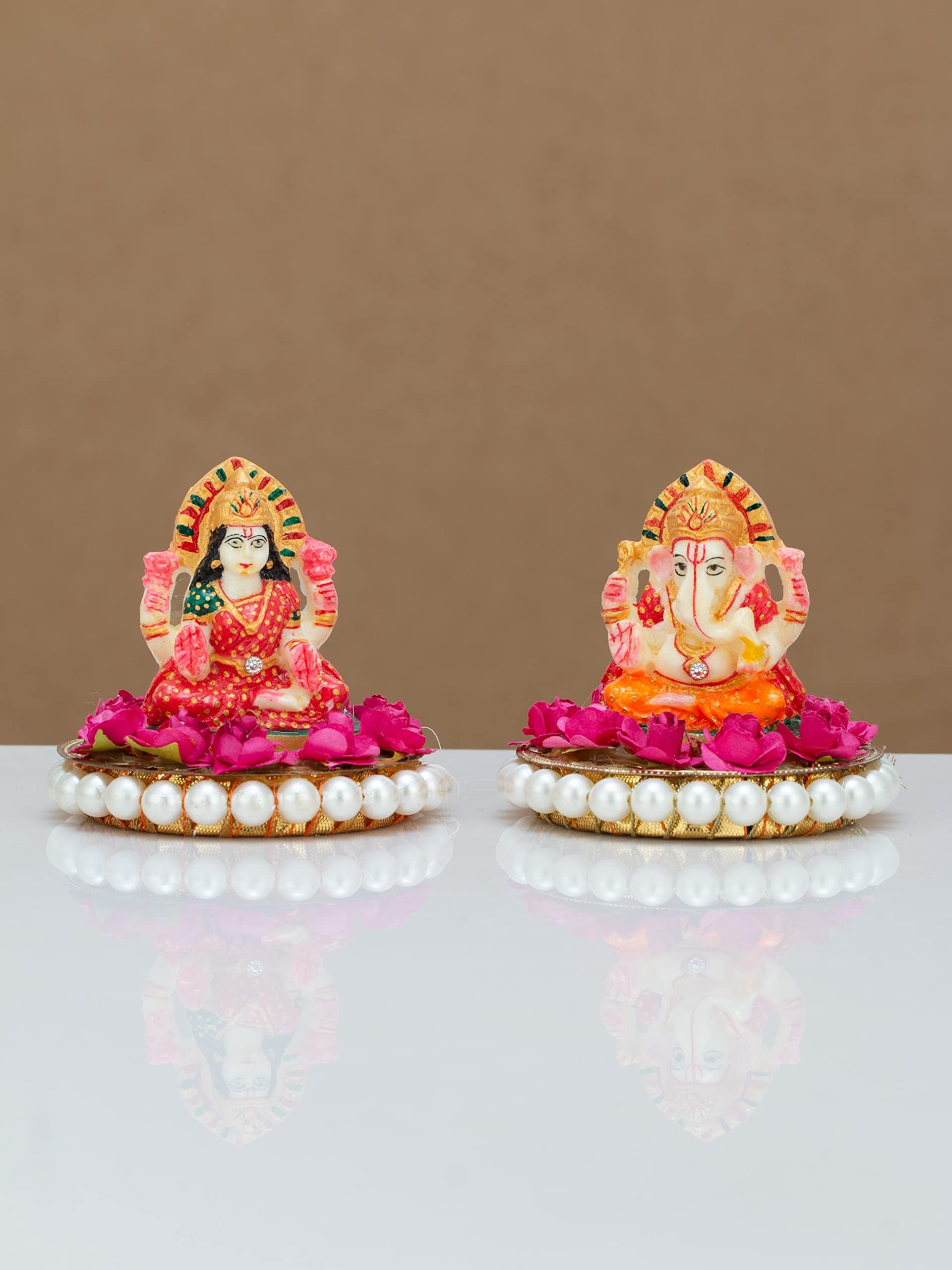 Buy WELNO International, Laxmi Ganesh Saraswati Idol Statue ...