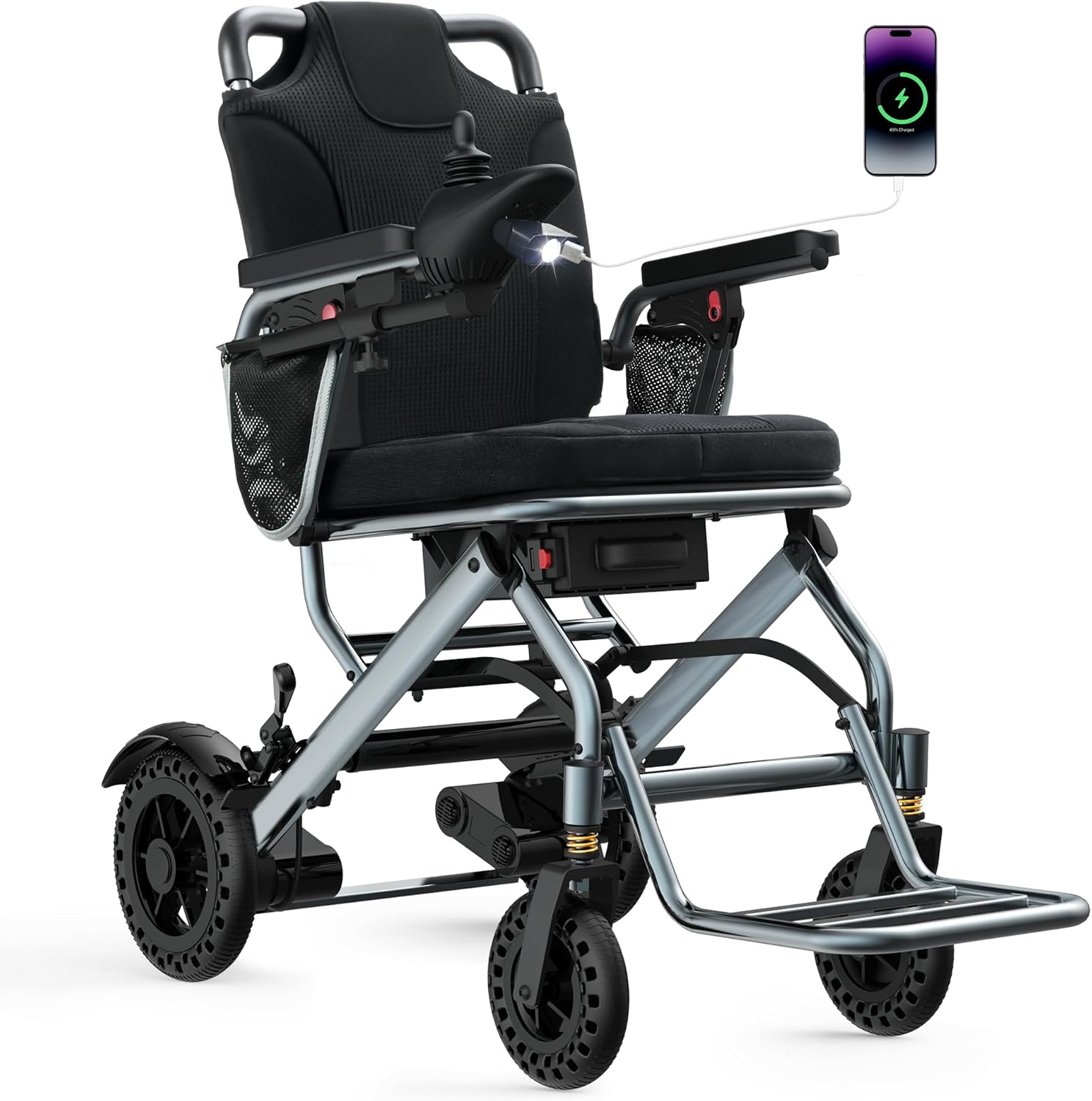 Amazon.com: Lightweight Electric Wheelchairs for Adults, 33lb Motorized ...