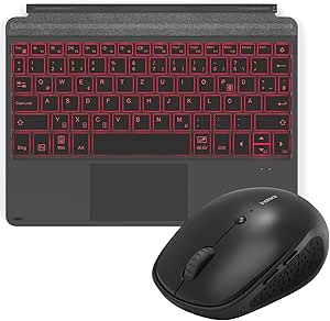 Amazon.com: Inateck Surface Go Keyboard, Bluetooth with Mouse, Bundle ...