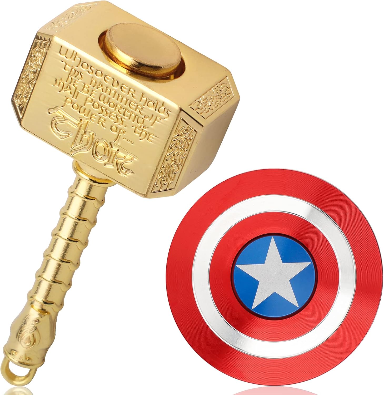 Buy Fidget Chain Hammer Spinners Metal Fidgit Finger Hand Spinner ...