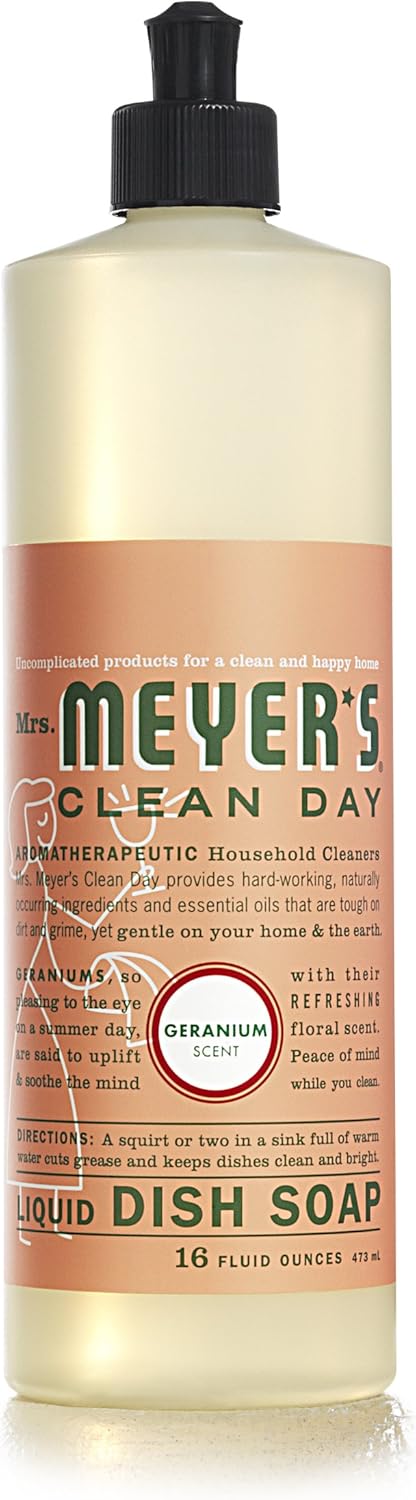 Mrs. Meyer's Liquid Dish Soap, Geranium, 16 Fluid Ounce : Amazon.com.au ...