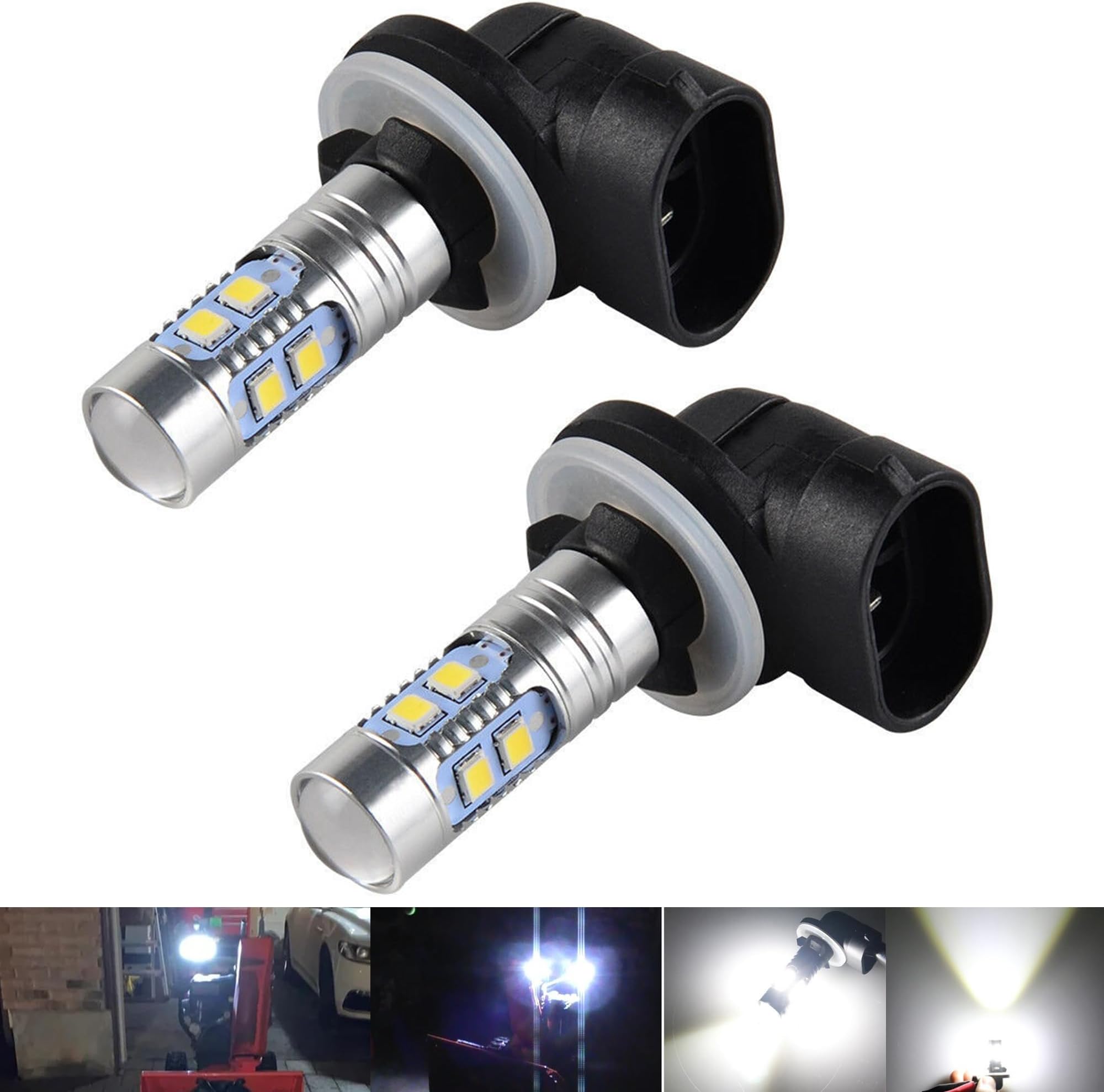 Amazon.com: Royal Sun 2 Pack Set 12V 50W Upgrade Led Light Bulb For ...